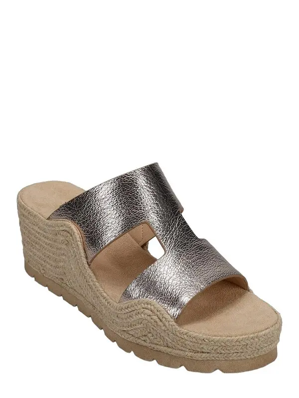 Vaneli Cyril Platform Wedge Sandal - Shell