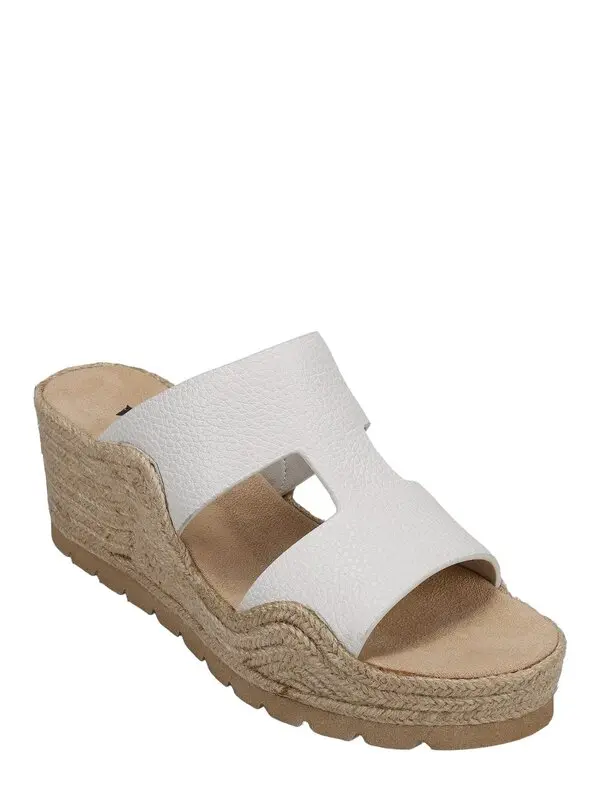 Vaneli Cyril Platform Wedge Sandal - White
