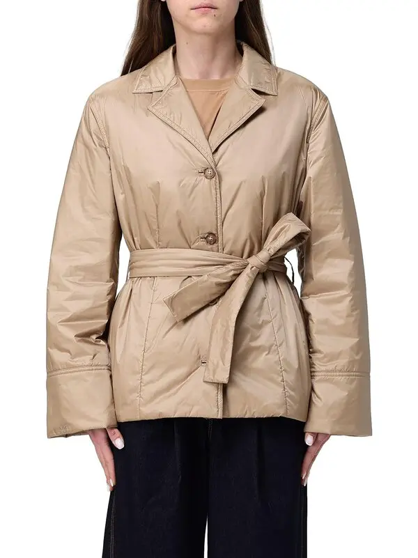 Max Mara Padded Nylon Jacket - Beige
