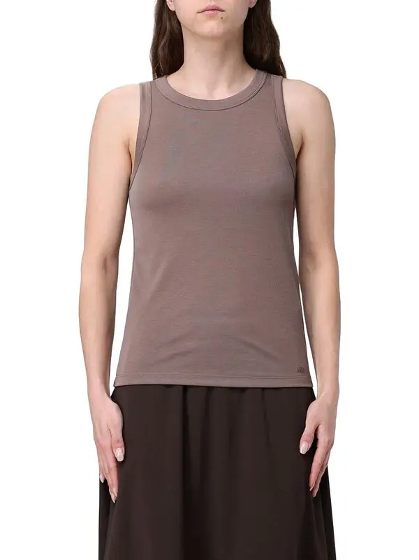 Max Mara Cotton Crewneck Top - Hazel
