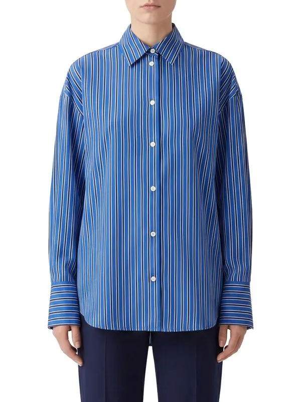 TOTEME Striped Shirt - Blue