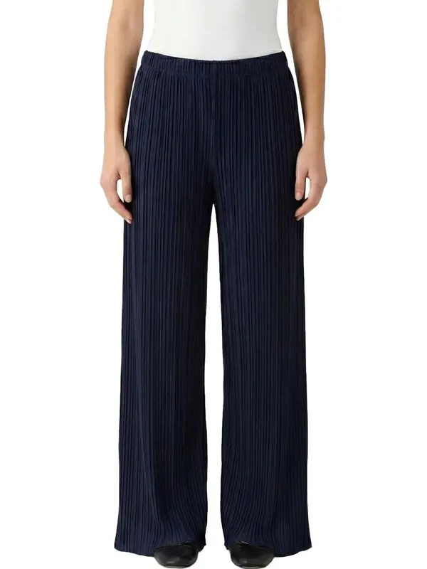 Issey Miyake Pleated Pants - Blue