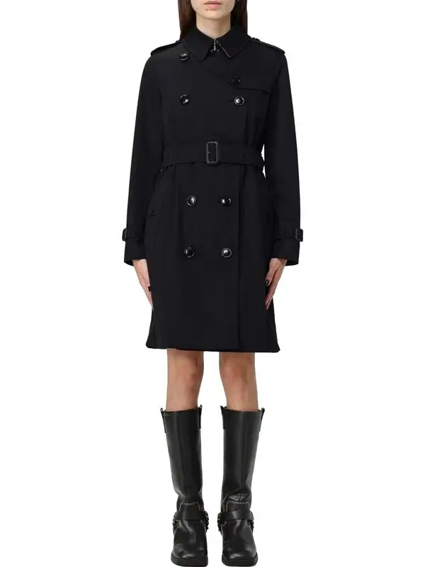 Burberry Double-breasted Trench Coat - Black