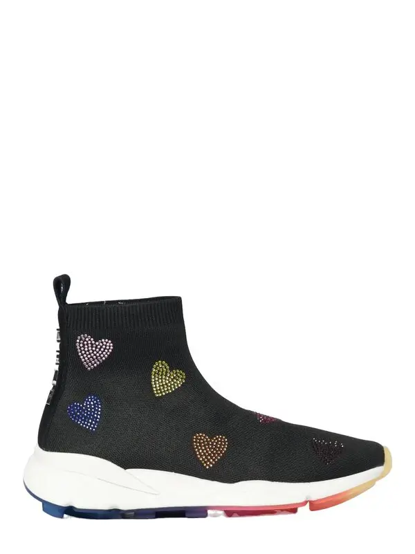 Kurt Geiger Sly Soft Knit High-top Sneakers - Black