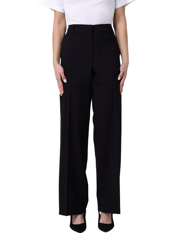 PT TORINO Wide-leg Trousers - Black