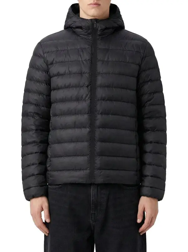 Canada Goose Nylon Down Jacket With Hood - Black