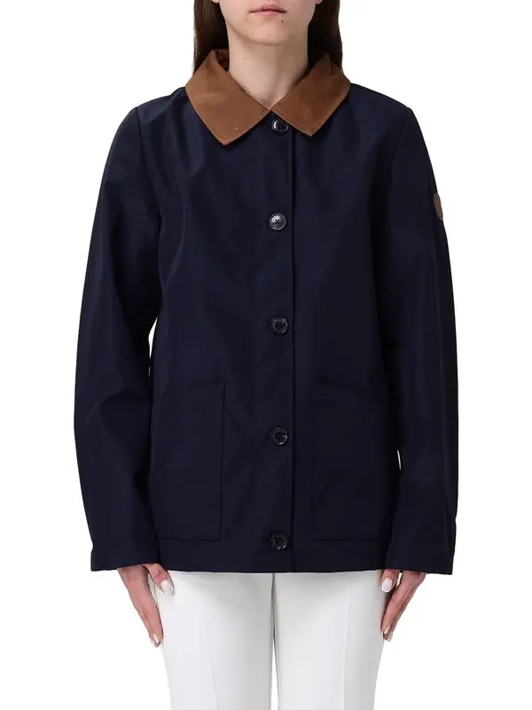 Ralph Lauren Short Jacket With Classic Collar - Blue