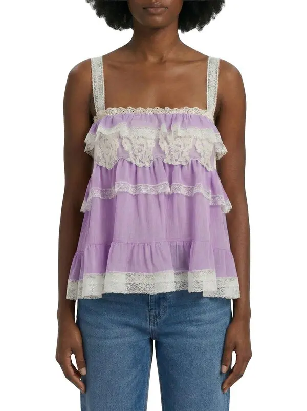 Alberta Ferretti Top - Violet