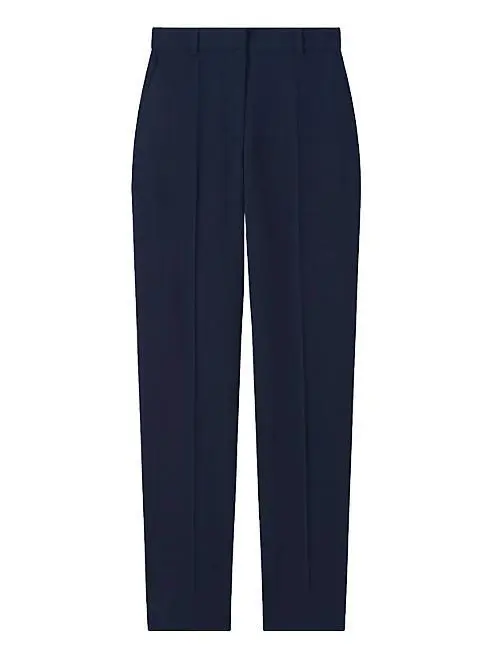 JOSEPH Colburn Comfort Slim-fit Cady Trousers - Indigo