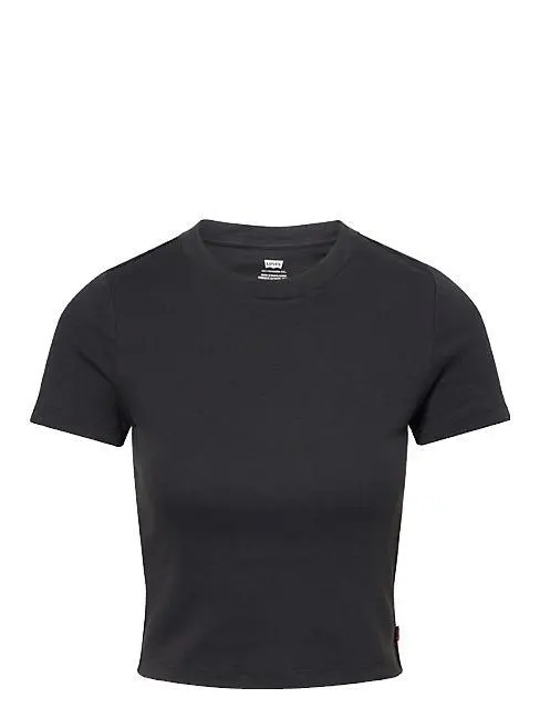 LEVI'S Essential Sporty Cotton-jersey T-shirt - Caviar