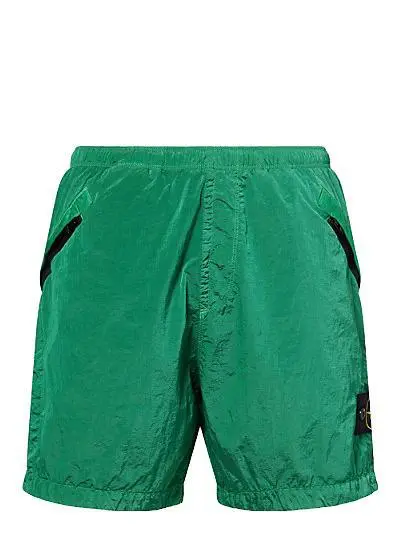 Stone Island Relaxed-fit Nylon Cargo Shorts - Malachite Green