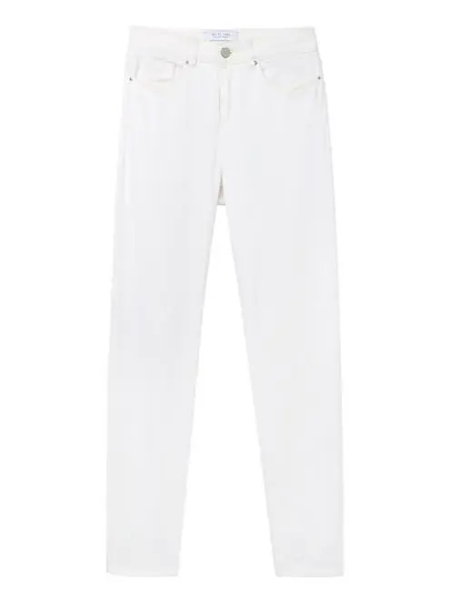 THE WHITE COMPANY Slim-leg Stretch-denim Jeans - White