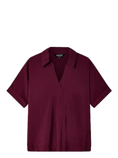 Whistles Relaxed-fit Woven Shirt - Purple