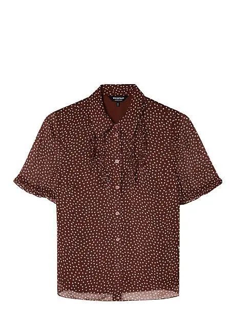 Whistles Polka Dot Short-sleeve Shirt - Multi-coloured