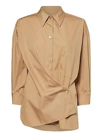 TWP Relaxed Cotton Shirt - Petrified Oak