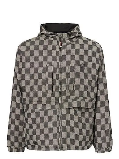 HERESY Trellis Checked Linen-blend Jacket - Multi