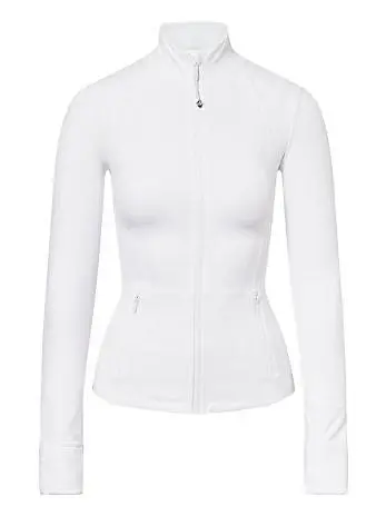 Lululemon Define Nulu High-neck Stretch-woven Jacket - White