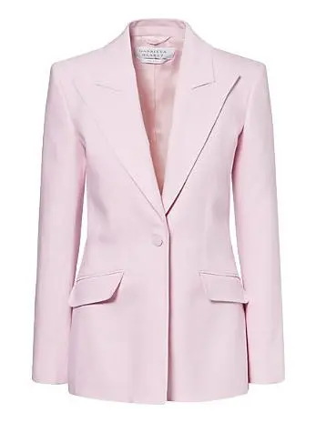 Gabriela Hearst Leiva Peak-lapel Wool Blazer - Blush