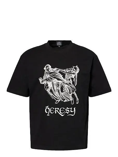 HERESY Heretic Graphic-print Cotton T-shirt - Black