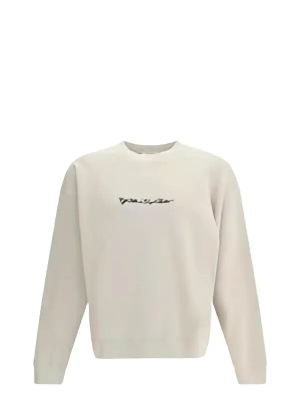 Off-White Sweatshirt With Arrow Motif - Neutrals