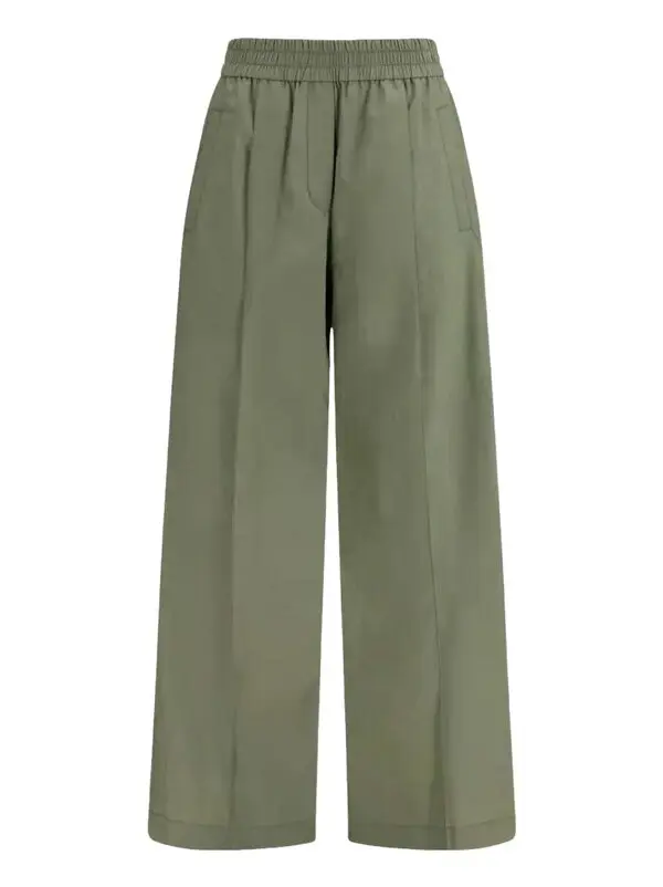 Brunello Cucinelli Wide Leg Trousers - Green