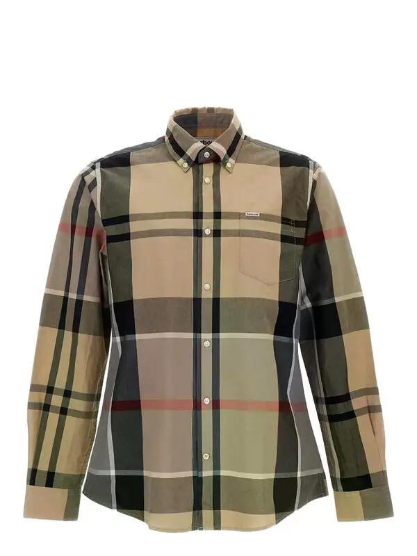 Barbour Harris Tartan-pattern Button-up Shirt - Neutrals