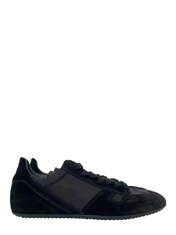 Rick Owens Lace-up Panelled Sneakers - Black