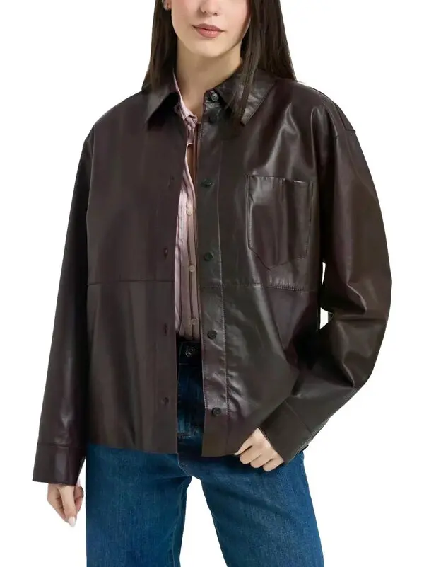 Max Mara Scatola Pocket Overshirt - Red