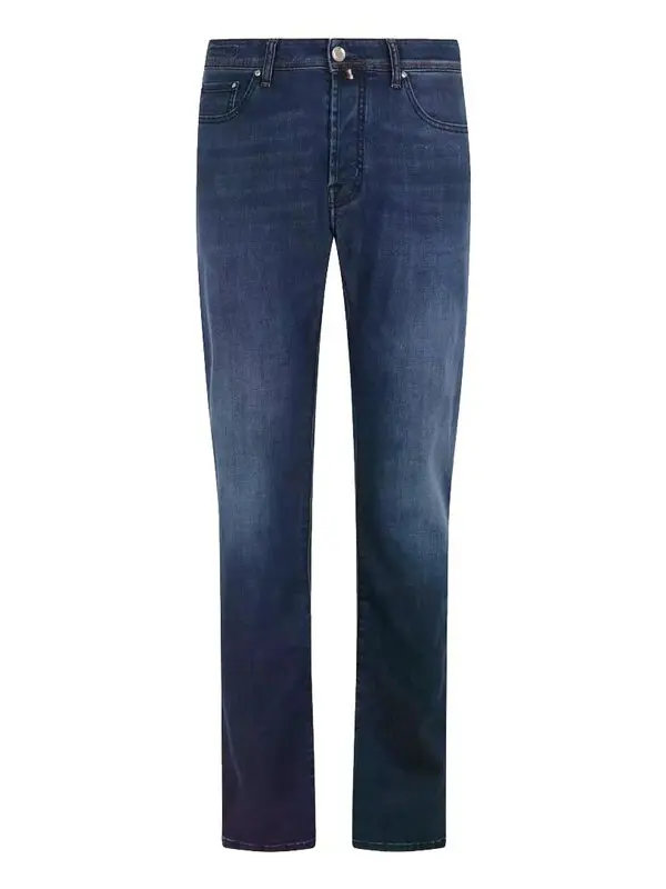 Jacob Cohen Button Jeans - Blue