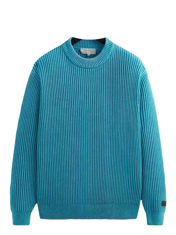 Kith Garment Dyed Meyer Crew-neck Sweater - Blue