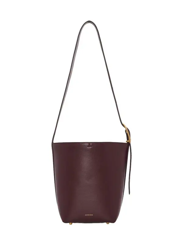 ANINE BING Elly Medium Bucket Bag - Fig