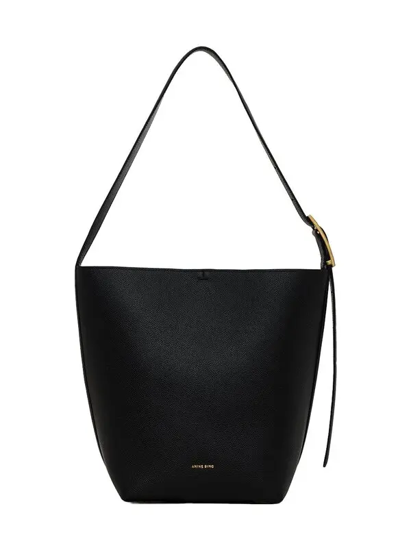 ANINE BING Elly Bucket Bag - Black