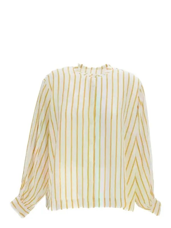 CASEY CASEY Liney Striped Shirt - White