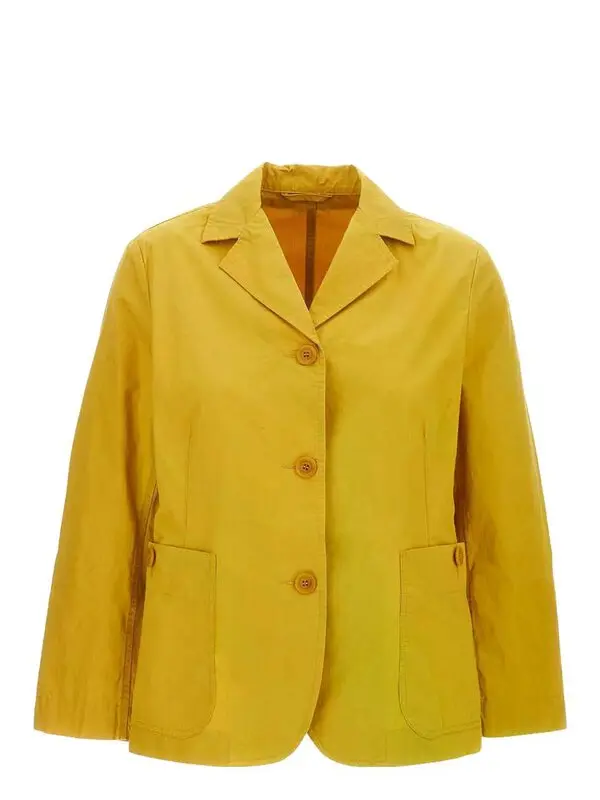 CASEY CASEY Single-breasted Blazer - Yellow