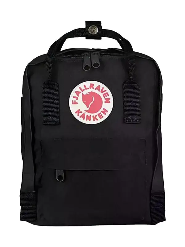 Fjallraven Kånken Backpack With Logo Patch - Black