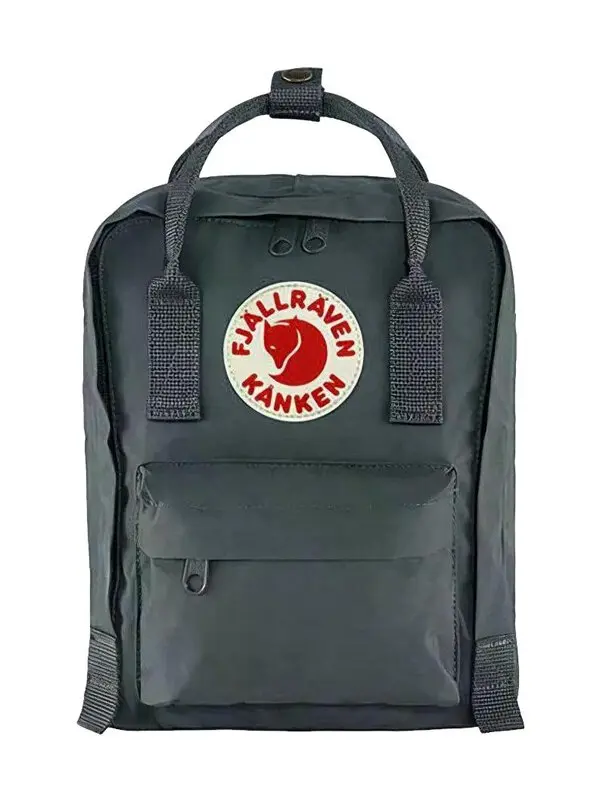 Fjallraven Kånken Backpack With Logo Patch - Grey