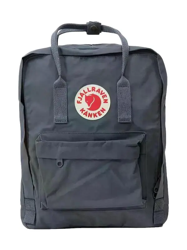 Fjallraven Kånken Backpack With Logo Patch - Grey