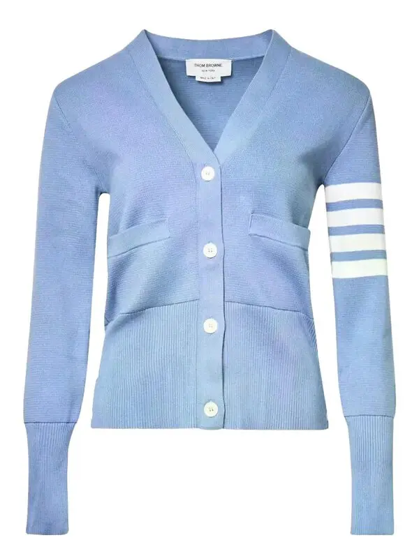 Thom Browne 4-bar Cardigan - Blue