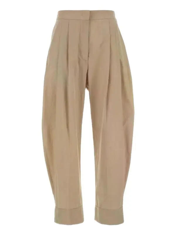 PT TORINO Cloe Pleated Trousers - Neutrals