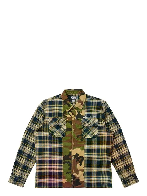 BILLIONAIRE BOYS CLUB Camouflage Check Woven - Blue