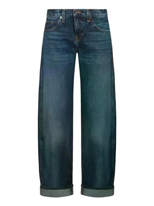 Khaite Cuffed Jeans - Blue
