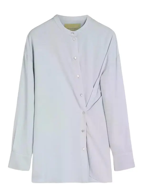 Momoni Long-sleeve Buttoned Shirt - Blue