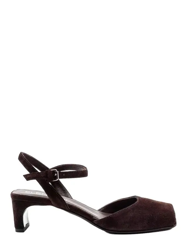 Elena Iachi Ankle-strap Heeled Sandals - Brown