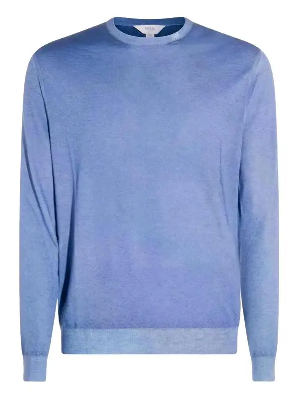 Malo Crew-neck Sweater - Blue