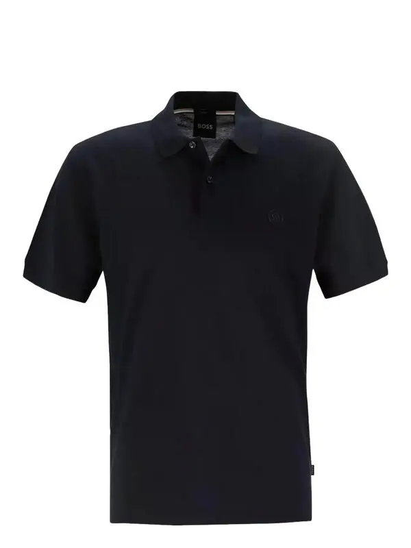 BOSS Parris Short-sleeve Polo Shirt - Blue