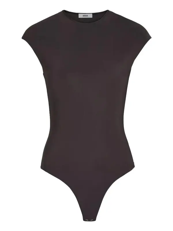 AGOLDE Agata Sleeveless Bodysuit - Brown