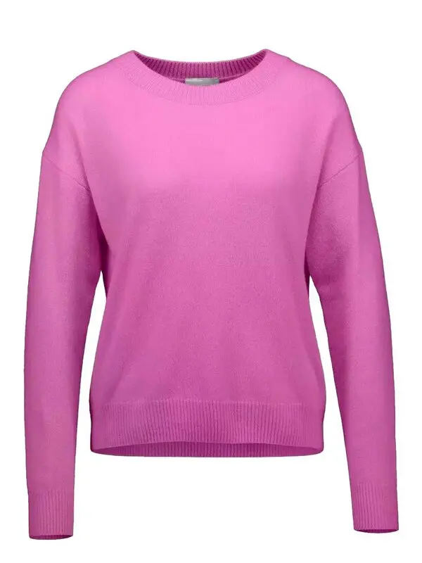 ALLUDE Long-sleeve Sweater - Pink
