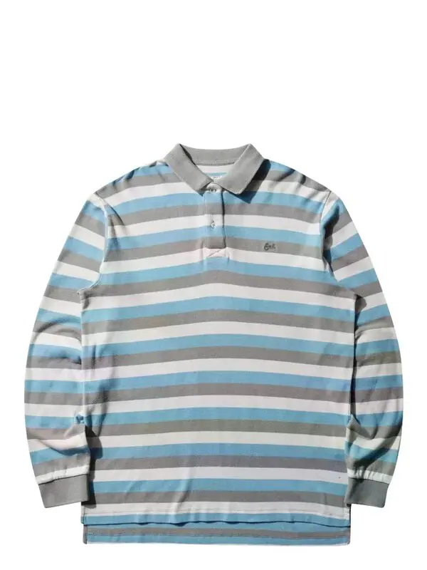 ERL Striped Polo Shirt - Blue