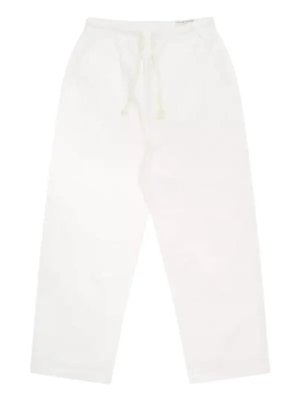 Officine Générale Buttoned Pocket Trousers - White