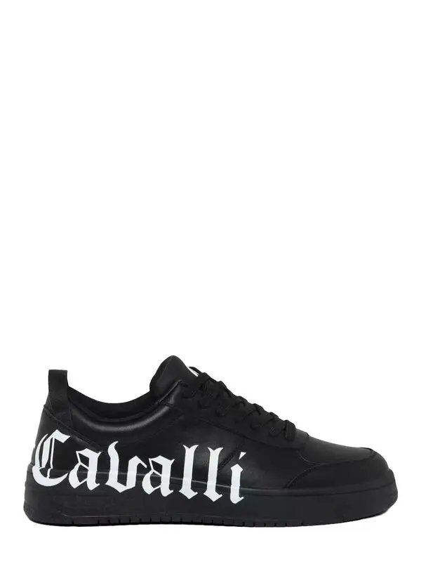 Just Cavalli Logo-lettering Sneakers - Black